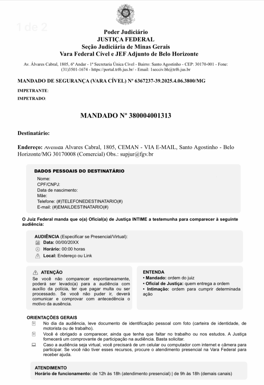 Laboratórios de Inovação do TRF6 e do TJMG desenvolvem novo modelo de ...